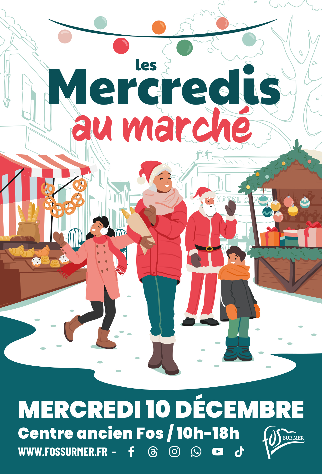 Mercredis au marché thème Noël – Tourisme